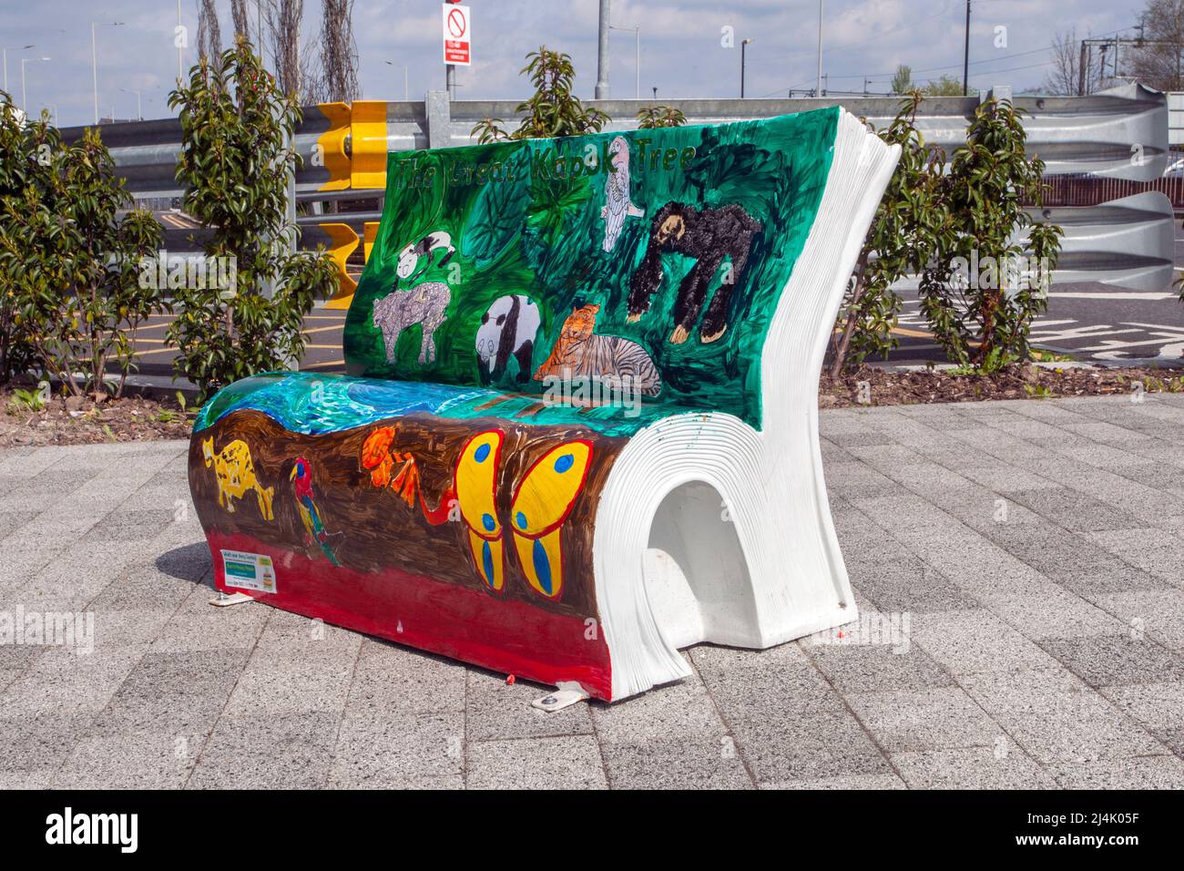“The Great Kapok Tree” by Lynne Cherry Chorley Town Centre, Book Bench ...