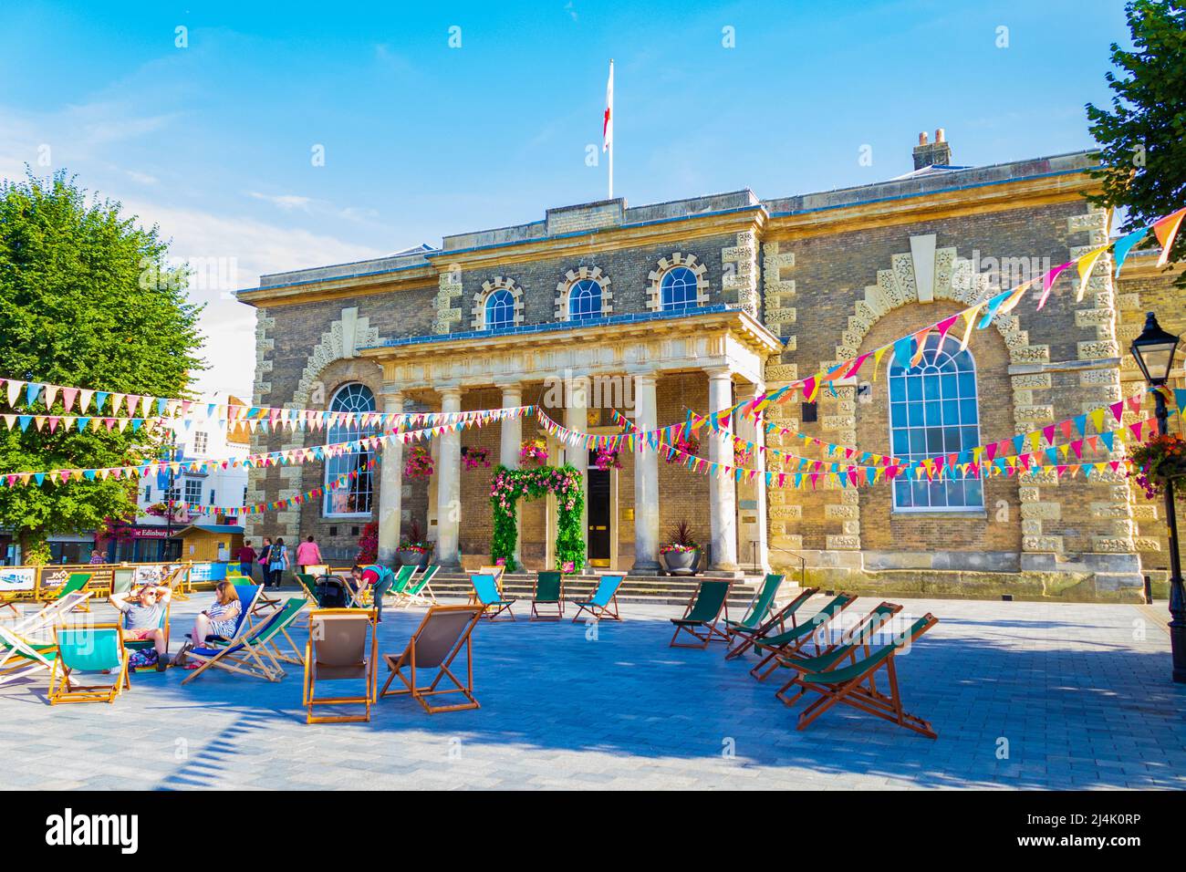 The Guildhall event venue at a Guildhall square of Salisbury city-a ...