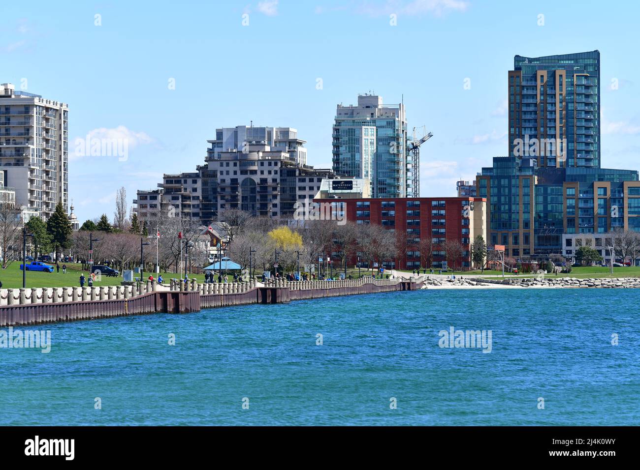 Waterfront trail on Lake Ontario in Burlington, ON Stock Photo - Alamy