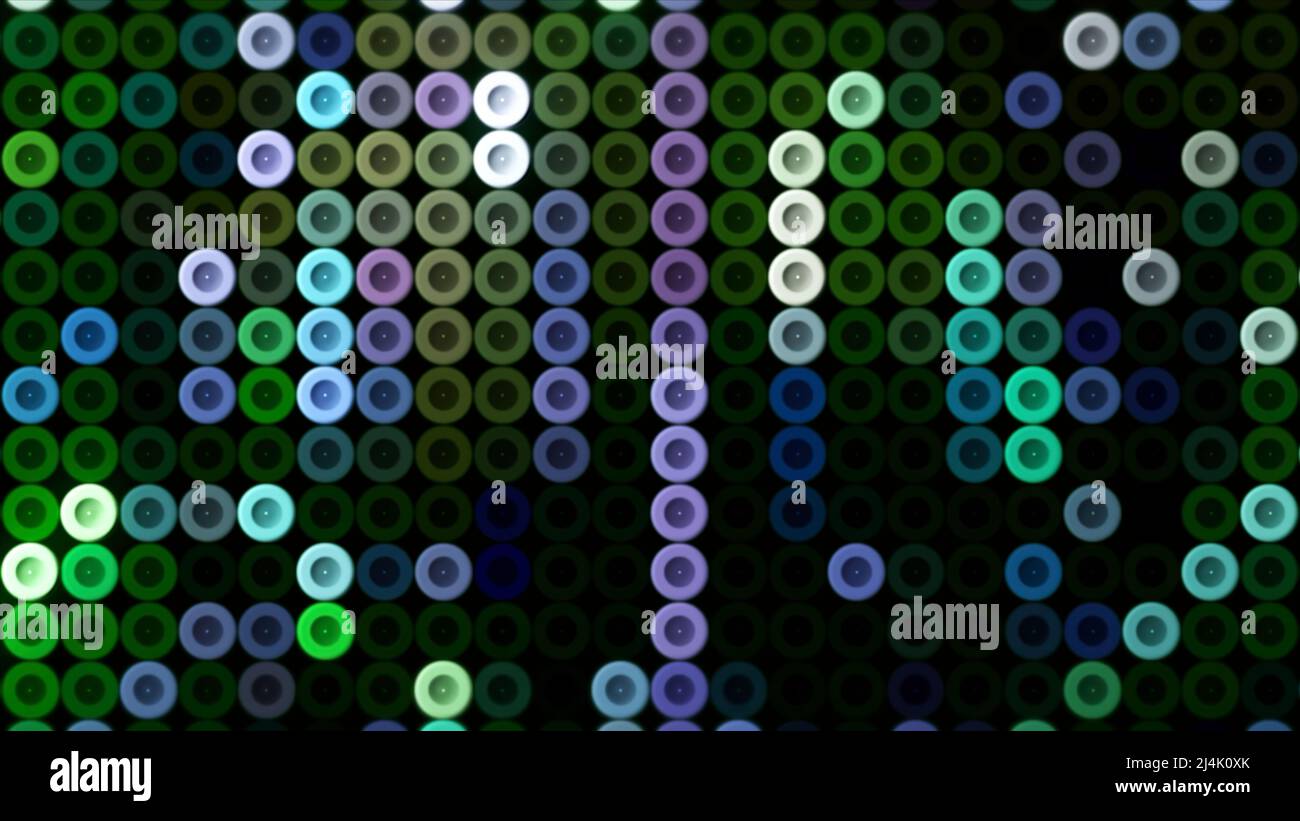 Abstract round shaped buttons flickering backgrounds, seamless loop ...