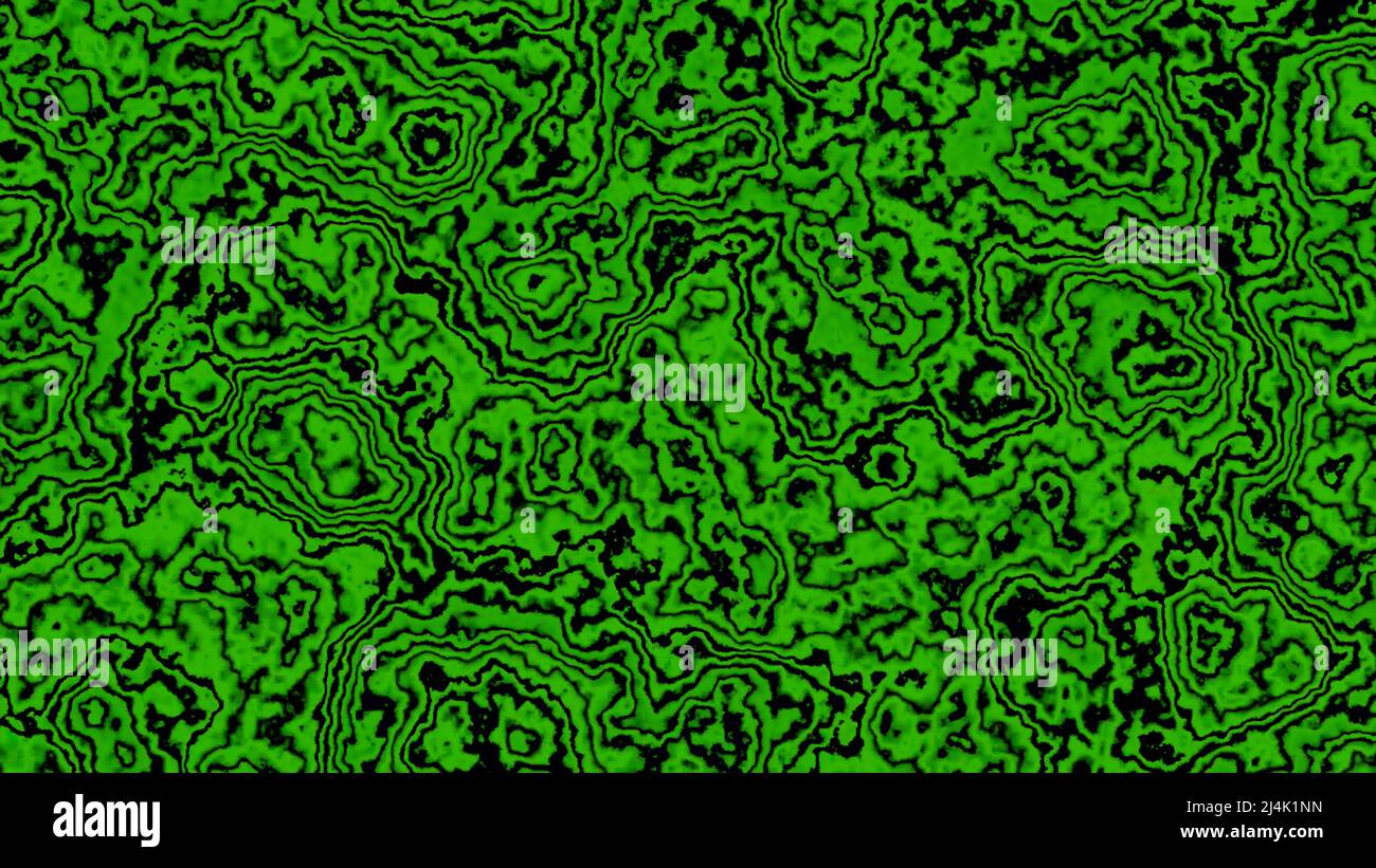 Liquid pattern of matrix. Design. Green background of glitch is ...