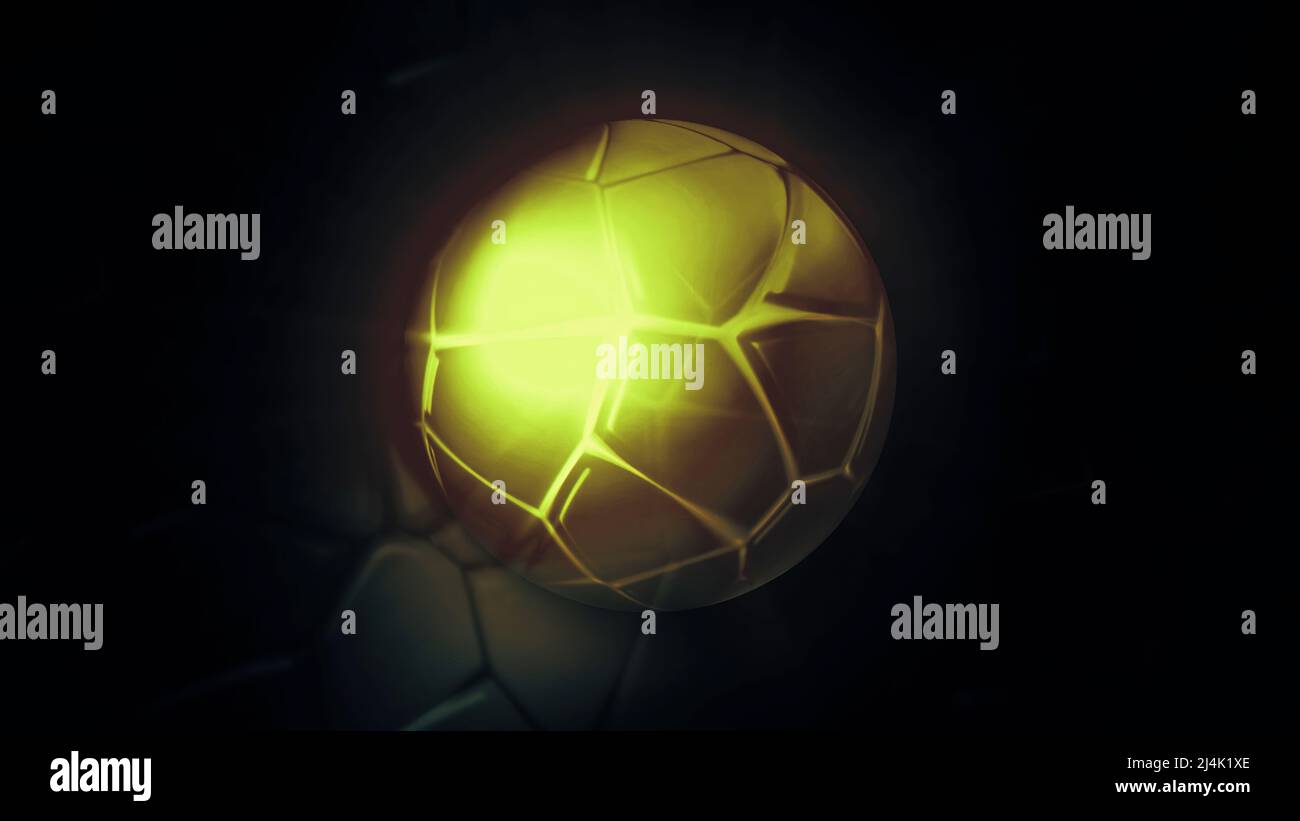 Abstract digital futuristic surface with transforming hexagons. Motion ...