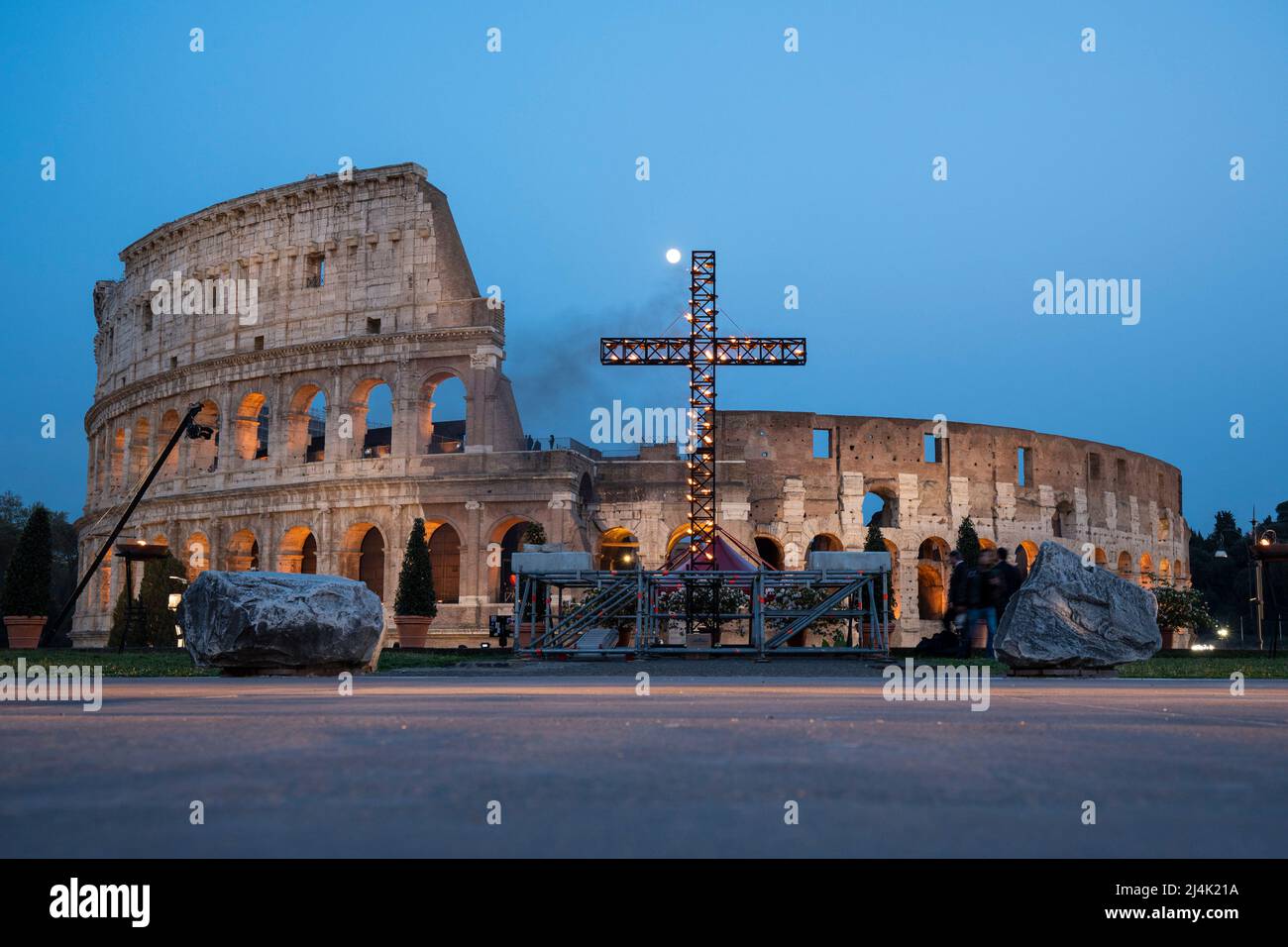 Stations of cross colosseo hi-res stock photography and images - Alamy