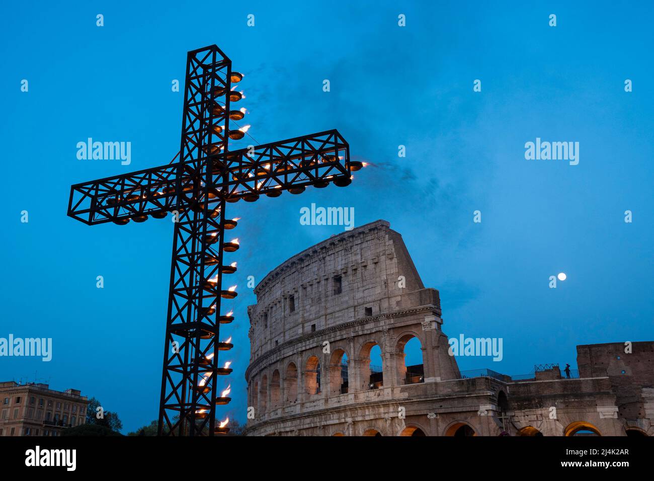 Stations of cross colosseo hi-res stock photography and images - Alamy