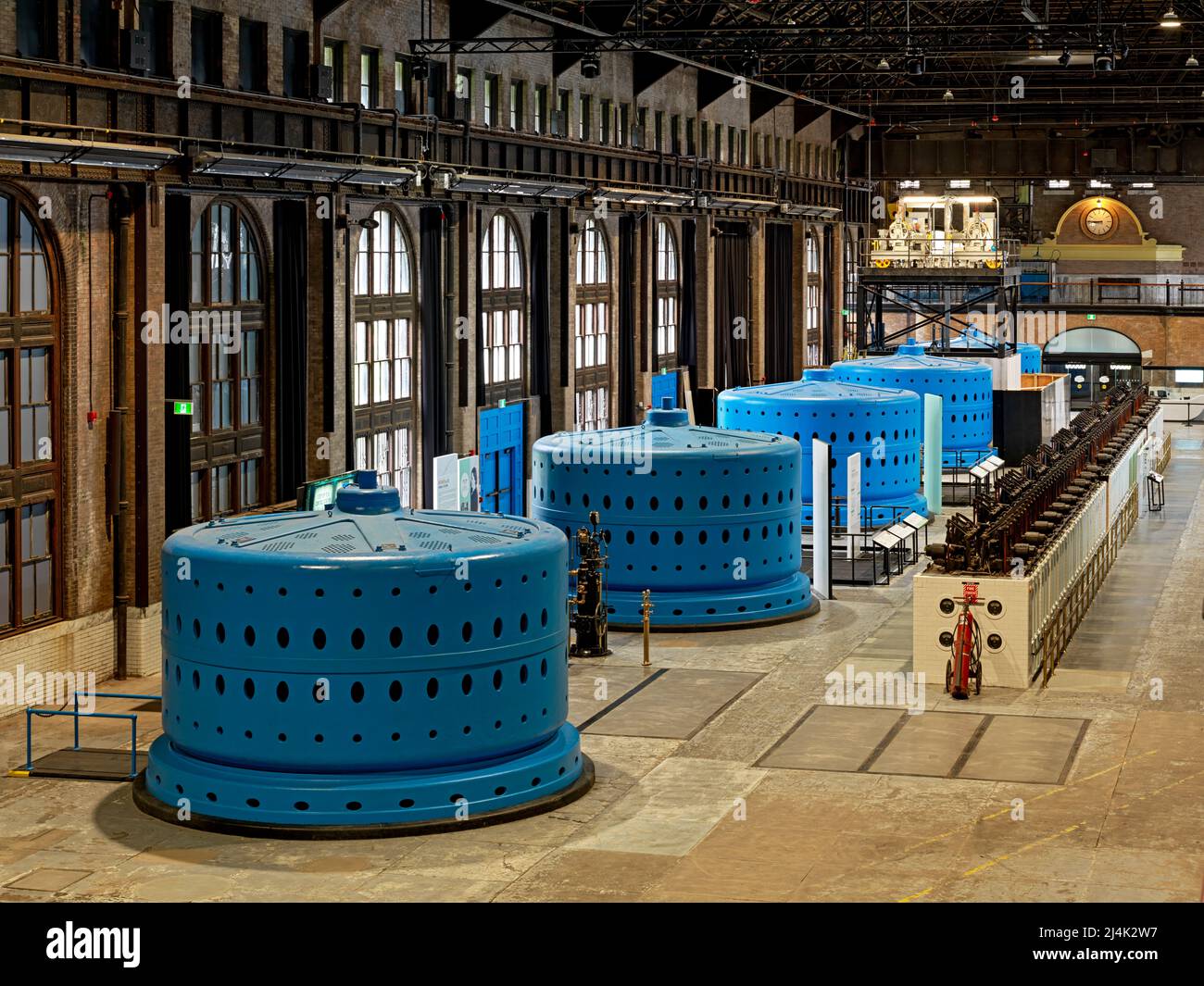 Canada, Ontario, Niagara Falls, Interior of the first major hydro ...
