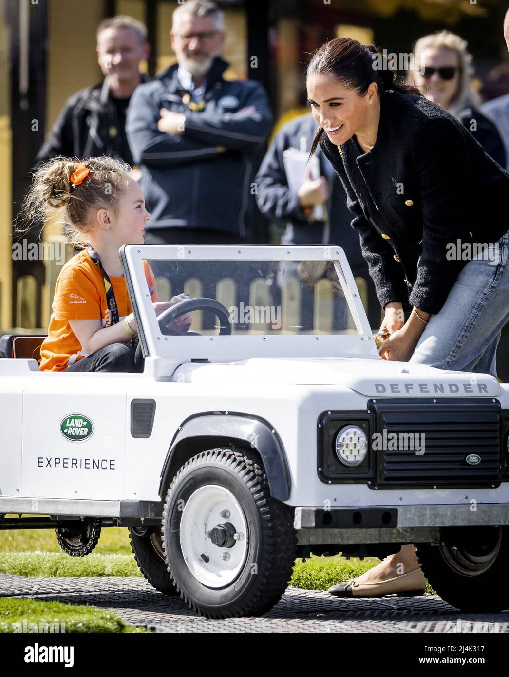 THE HAGUE - The Duke and Duchess of Sussex, Prince Harry and his wife ...