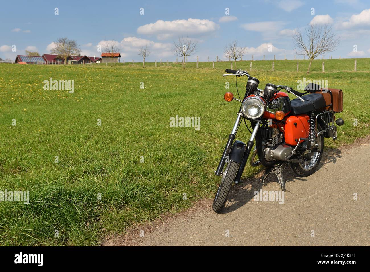 Kickstarter motorcycle hi-res stock photography and images - Alamy