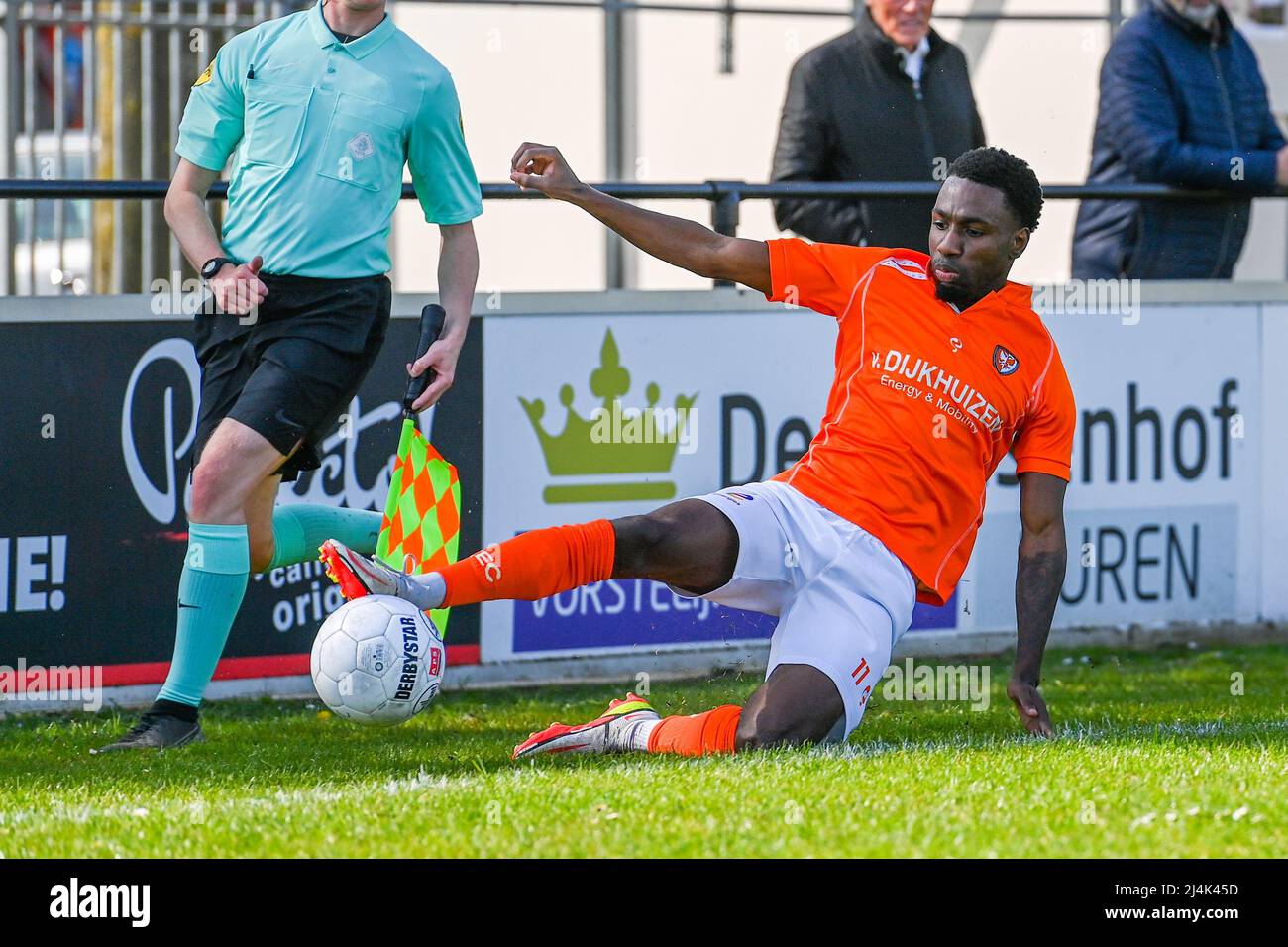 TIEL, 16-04-2022, Sportpark de Lok, Jack's League Dutch Tweede Divisie ...