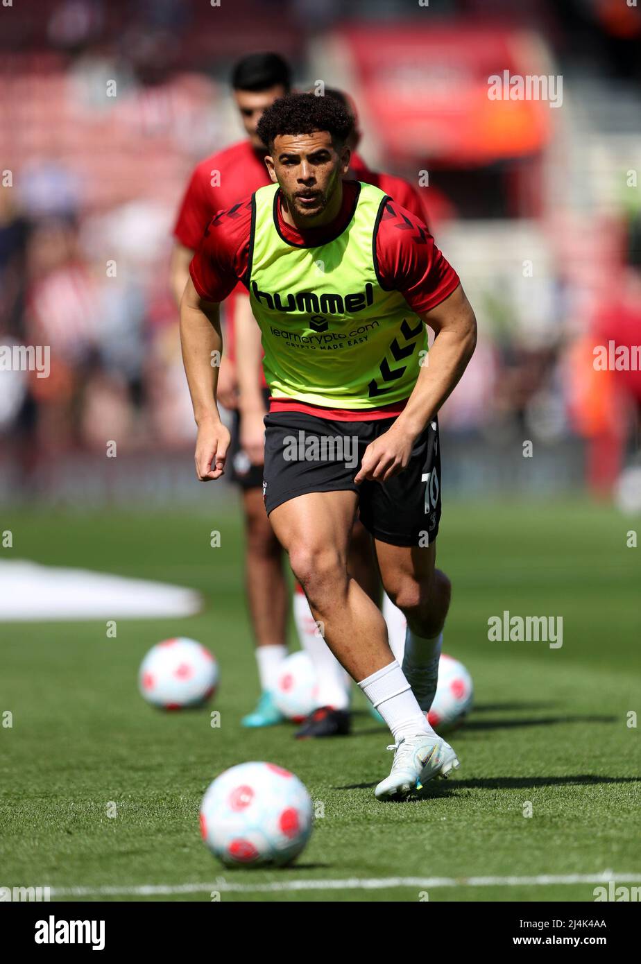 Southampton's Che Adams during the warm up before the Premier League ...