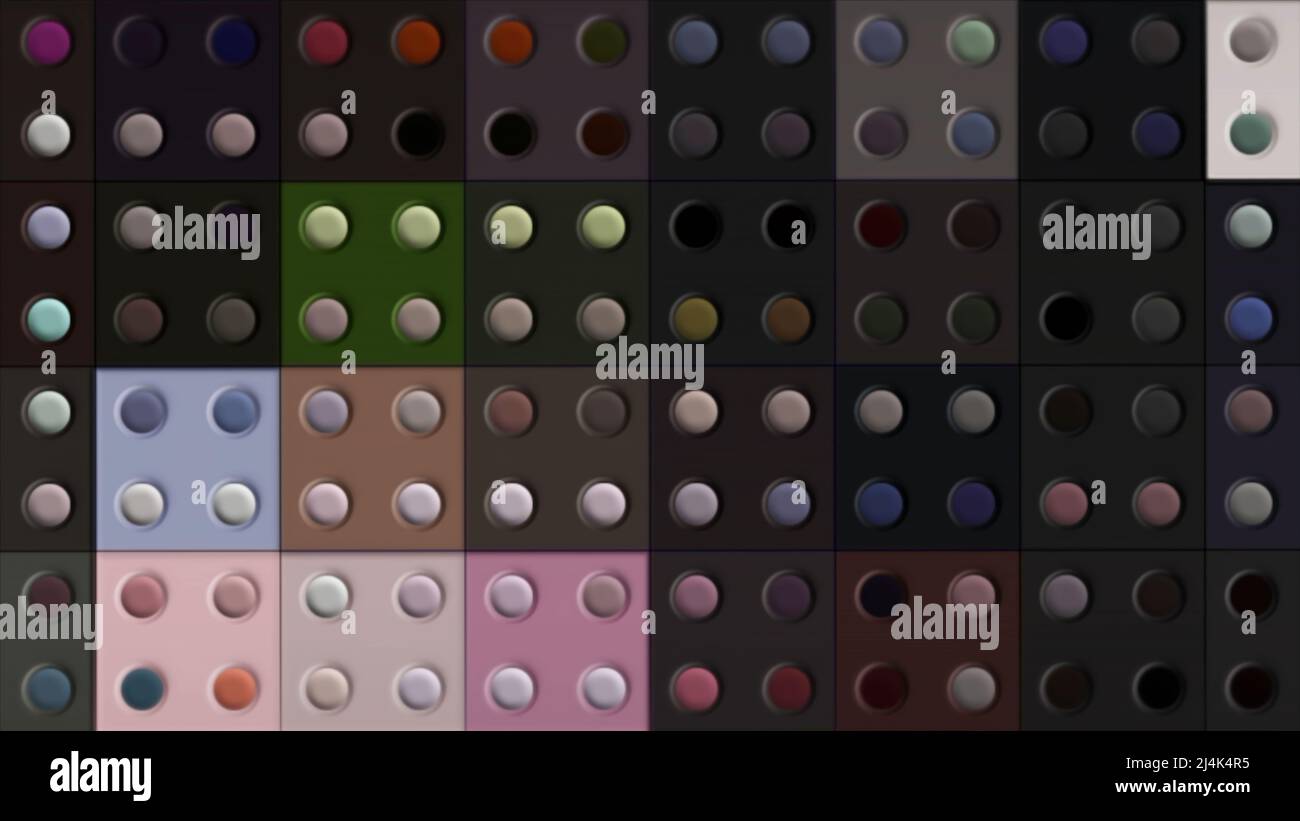 Abstract Rotating Surface Divided Into The Rows Of Same Size Squares Motion Tiles With Four