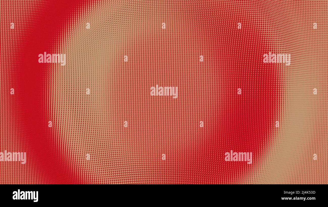 Yellow and red spot in abstraction. Design. Spots that create a wave ...