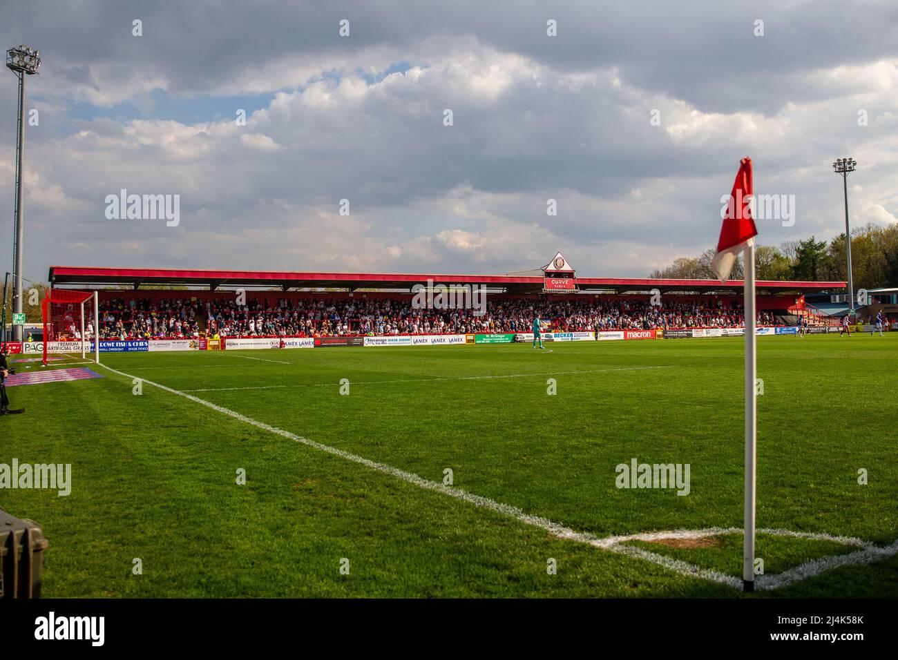 General view during game, facing the East Stand terrace of Lamex ...