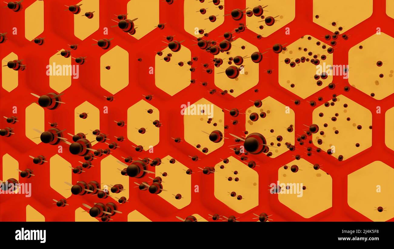 Video animation honey bee hi-res stock photography and images - Alamy