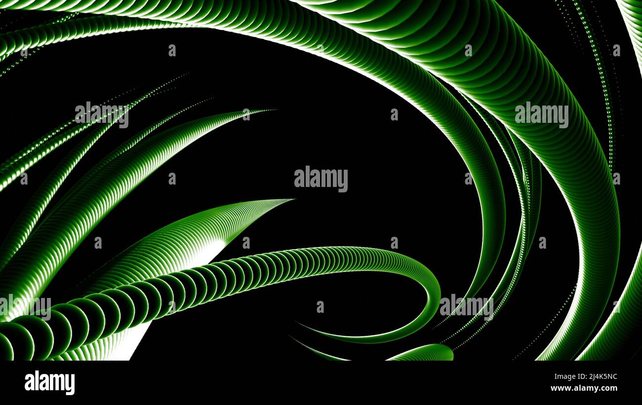 Lines twist and freeze. Design. Tubular lines move like whirlwind and ...