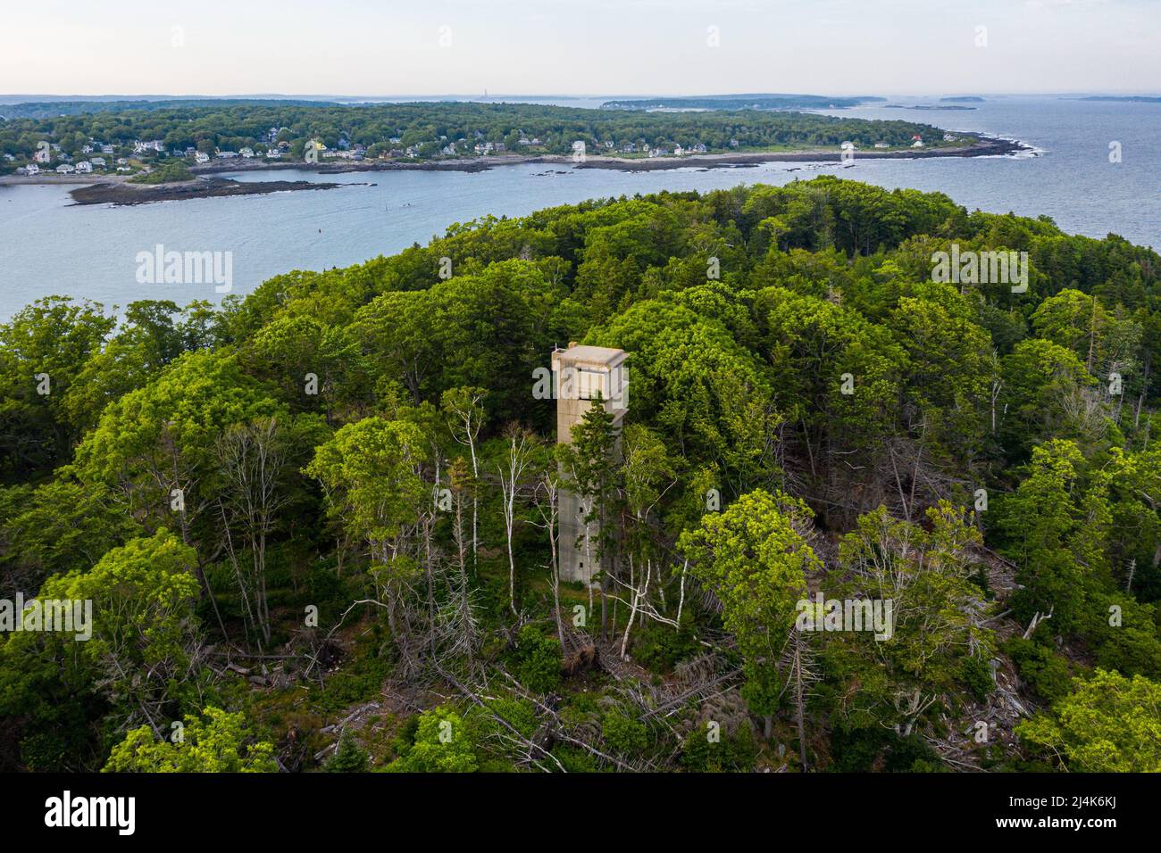 Elements of Fort Levett on Cushing Island, Portland, ME, USA Stock ...