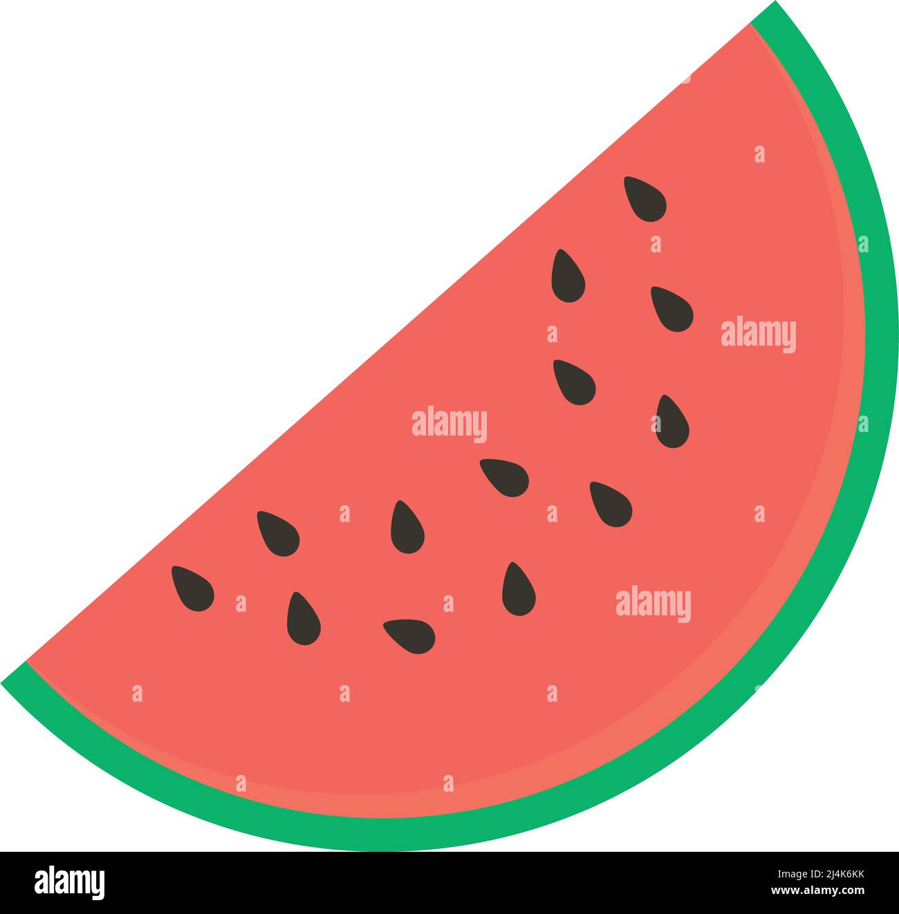 watermelon slice icon Stock Vector Image & Art - Alamy