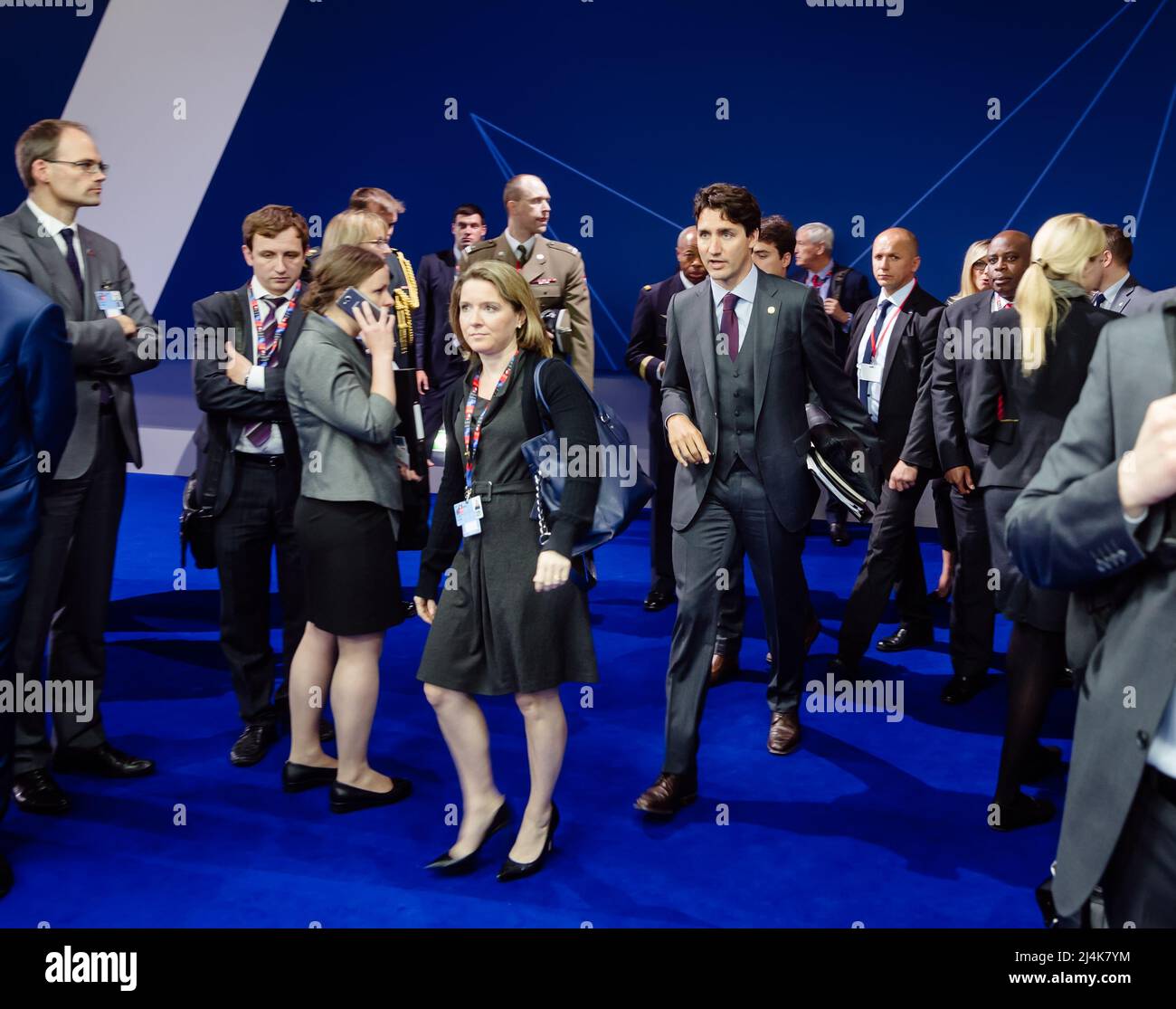 Prime Minister of Canada, Justin Trudeau attends the North Atlantic ...