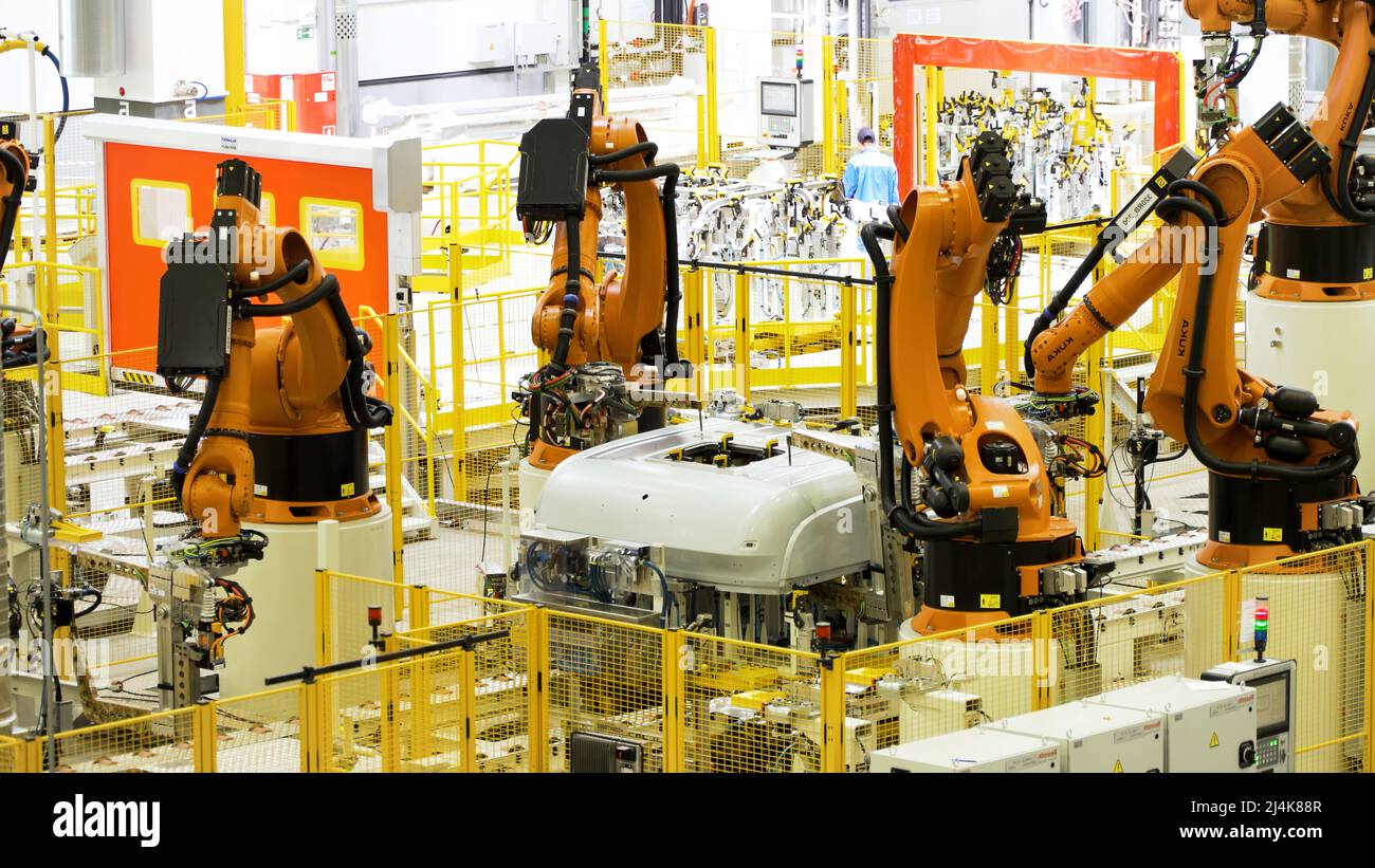 France-Paris. 20.01.2022. Scene.Development of robots and their ...