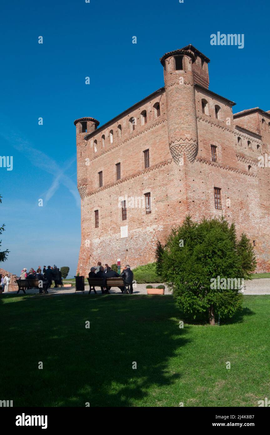 Italy, Piedmont, Langhe Region, Grinzane Cavour, Castle Stock Photo - Alamy