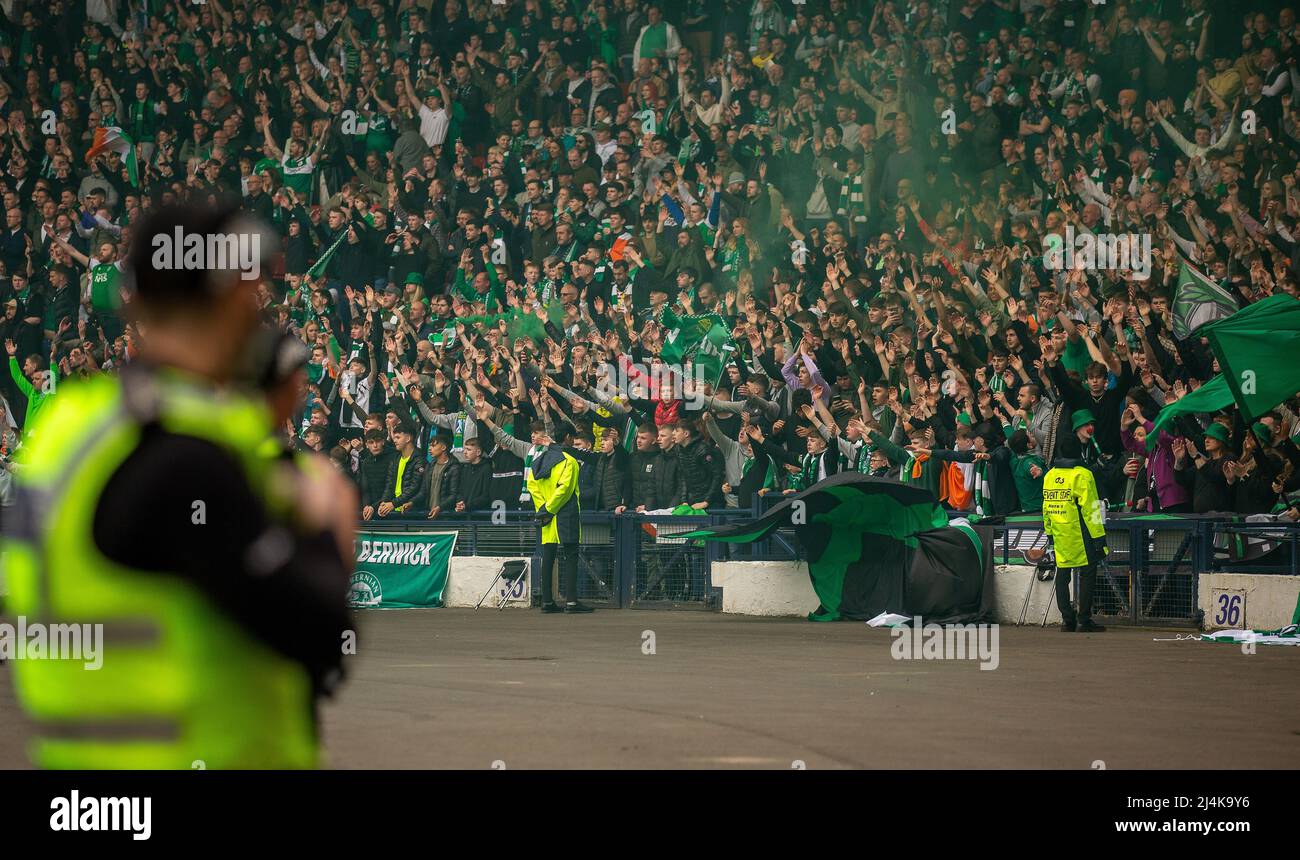 Hampden Park, Gasgow, UK. 16th Apr, 2022. Scottish Cup semi-final ...