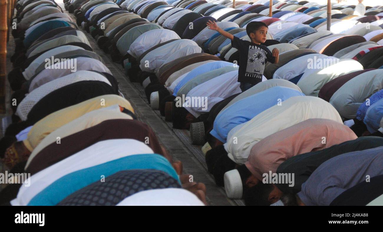Muslim devotees are offering Friday (JUMMA) prayers during the holy ...