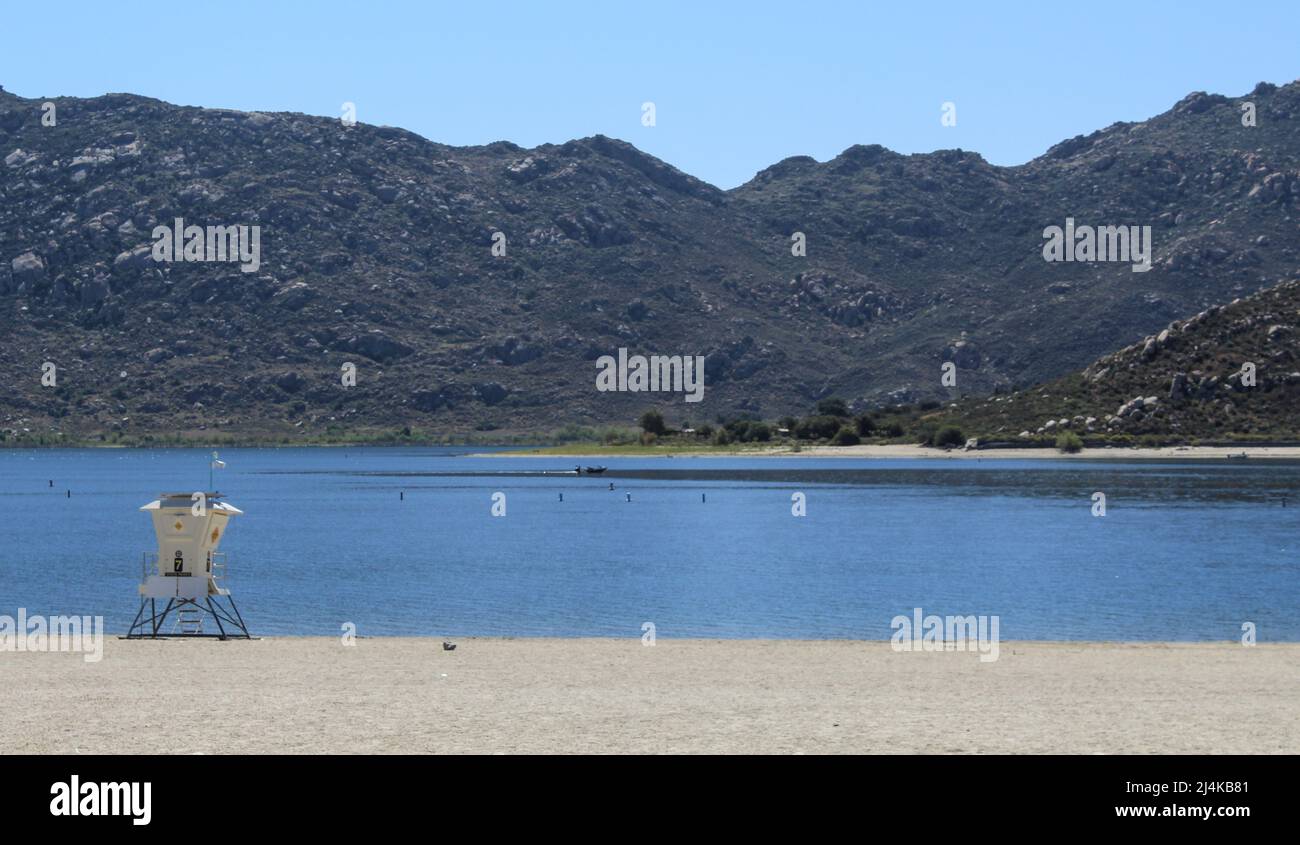 Beautiful Public Beach at Lake Perris State Recreation Area in ...