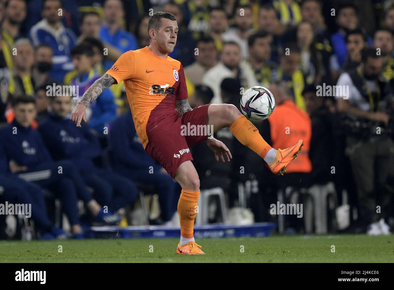 ISTANBUL - Berkan Kutlu of Galatasaray AS during the Turkish Superliga ...