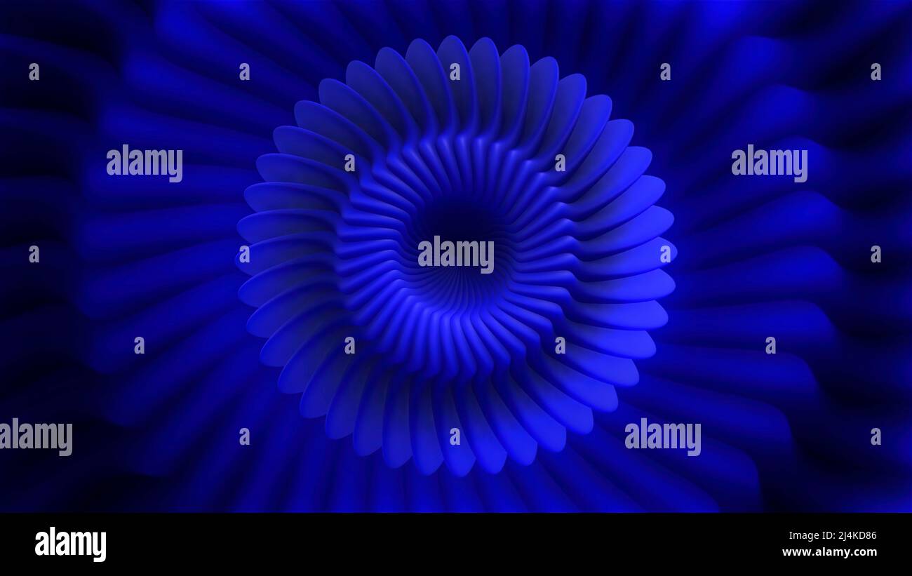 Lilac rotating and transforming abstract shapes, seamless loop. Motion ...