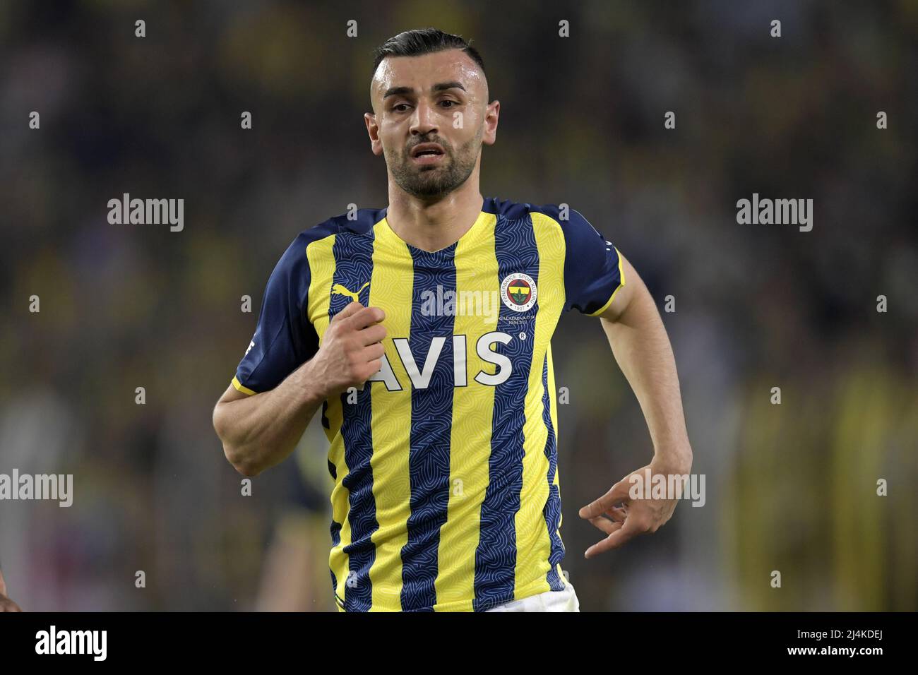 ISTANBUL - Serdar Dursun of Fenerbahce SK during the Turkish Superliga ...