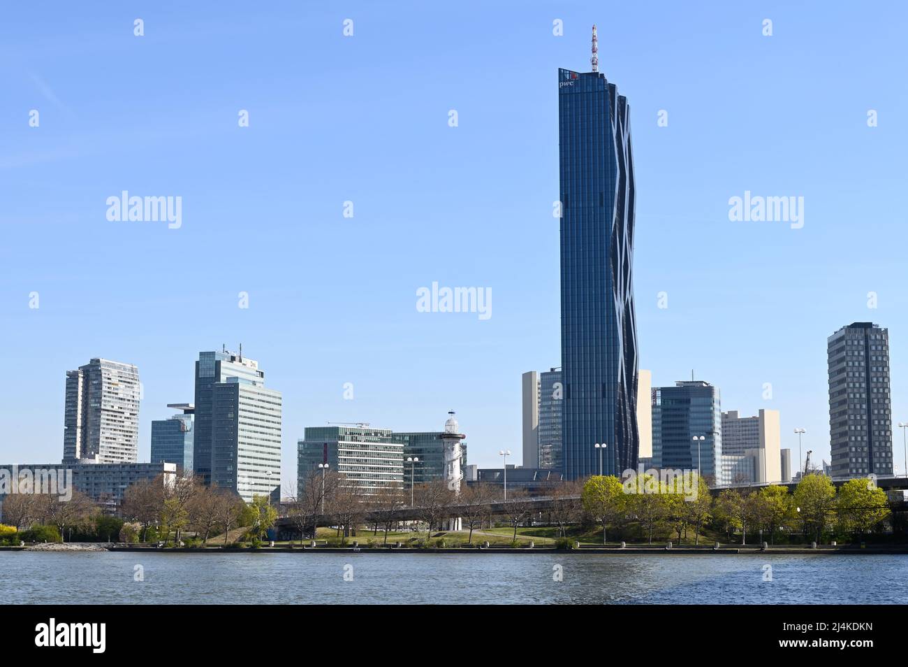 Vienna, Austria. View of the DC Tower 1 in Vienna Stock Photo - Alamy