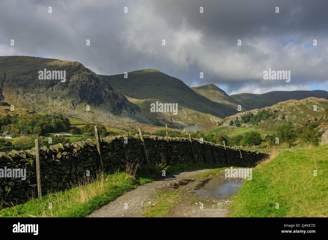 The Hills of kentmere from Overend, Cumbria Stock Photo - Alamy