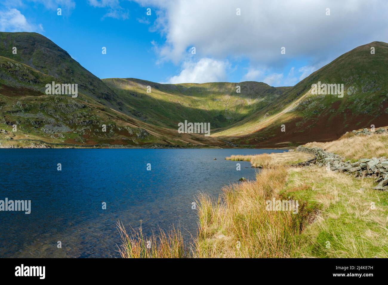 Kentmere Reservoir and the Kentmere Dale Head Cumbria Stock Photo - Alamy