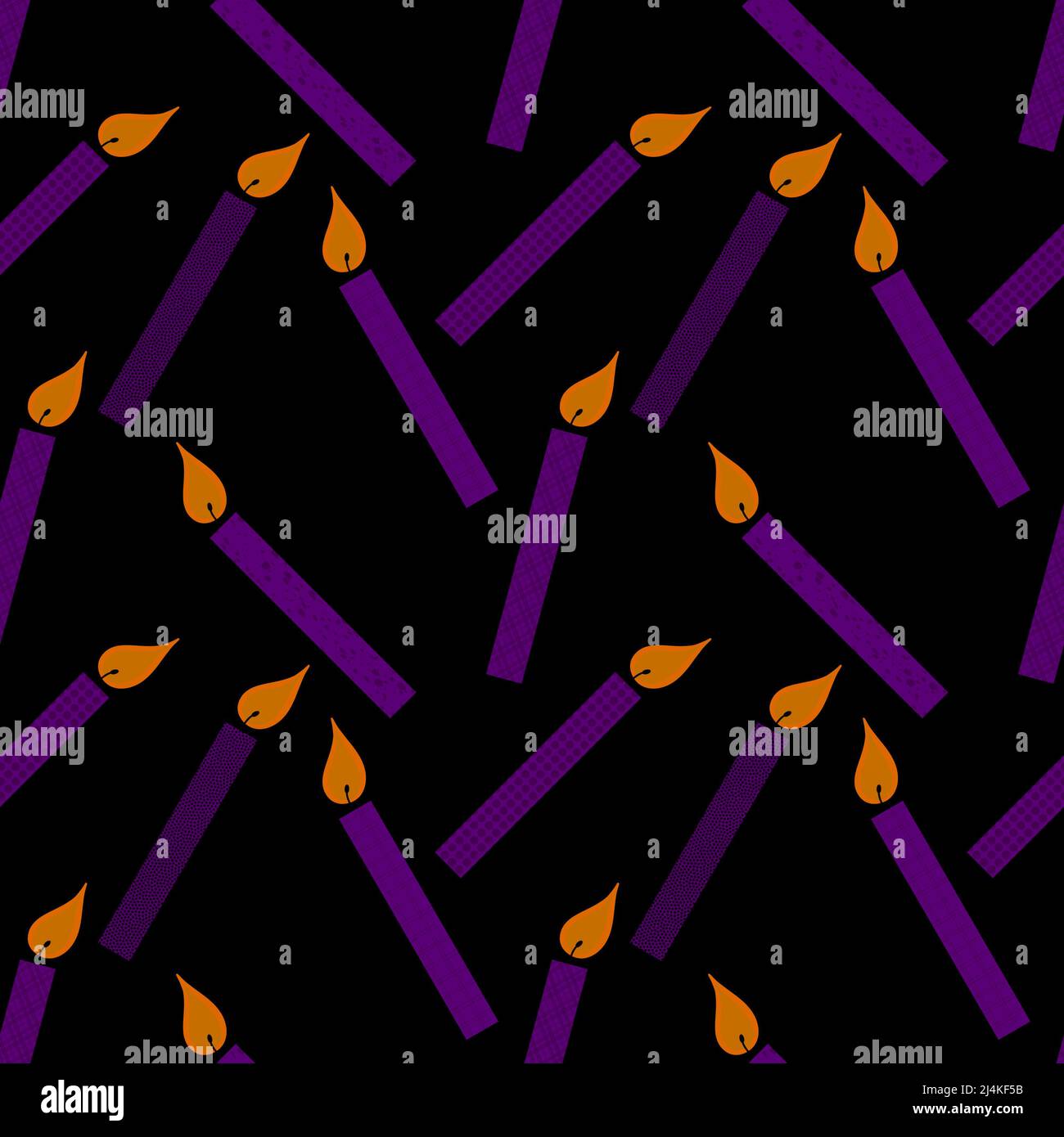 Birthday seamless candles pattern for fabrics and packaging and gifts ...