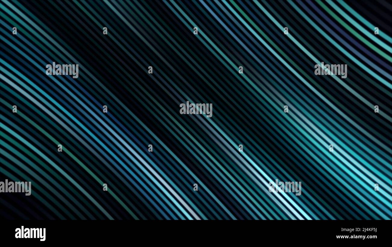 Colorful flashing neon lines in many diagonal rows, flowing fast ...