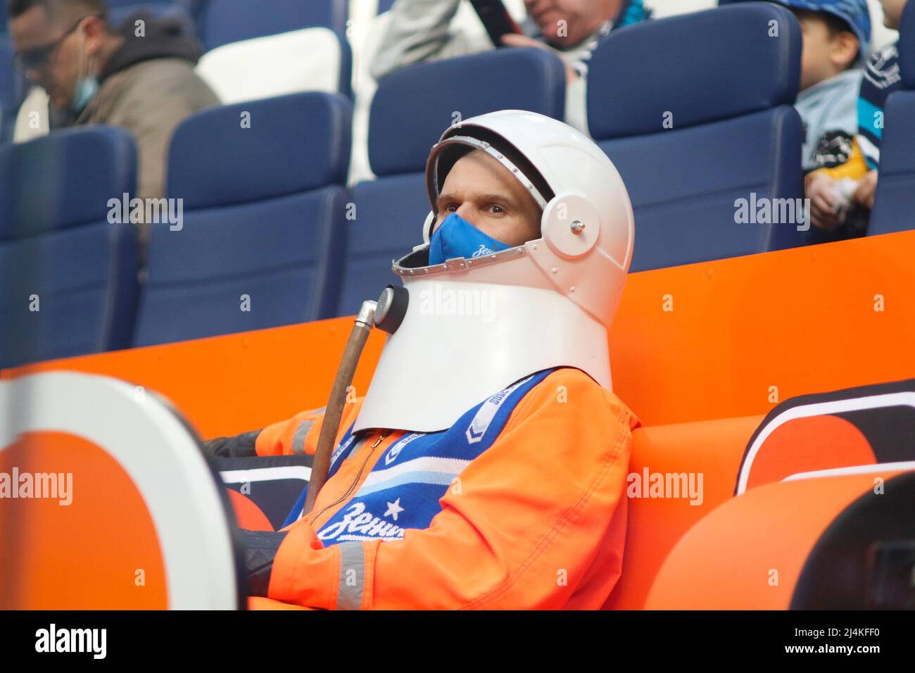 Saint Petersburg, Russia 16 April 2022: Football. Russian Premier ...
