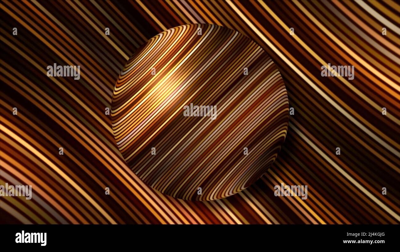 Abstract visualization of space and time distortion, seamless loop ...