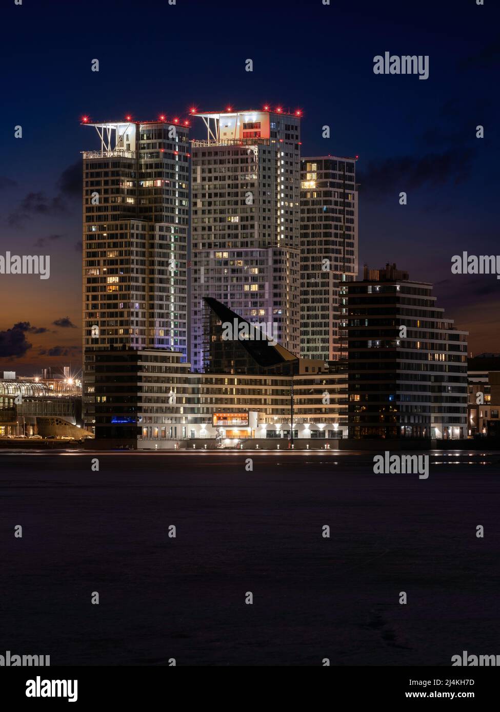 Helsinki / Finland - APRIL 16, 2022: View of a modern residential ...