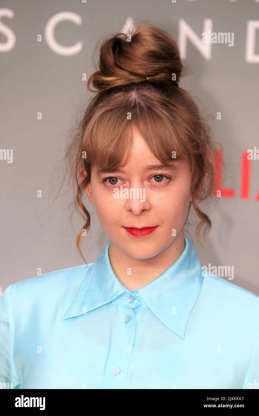 London, UK 14th April 2022, Anna B attends the World Premiere of ...