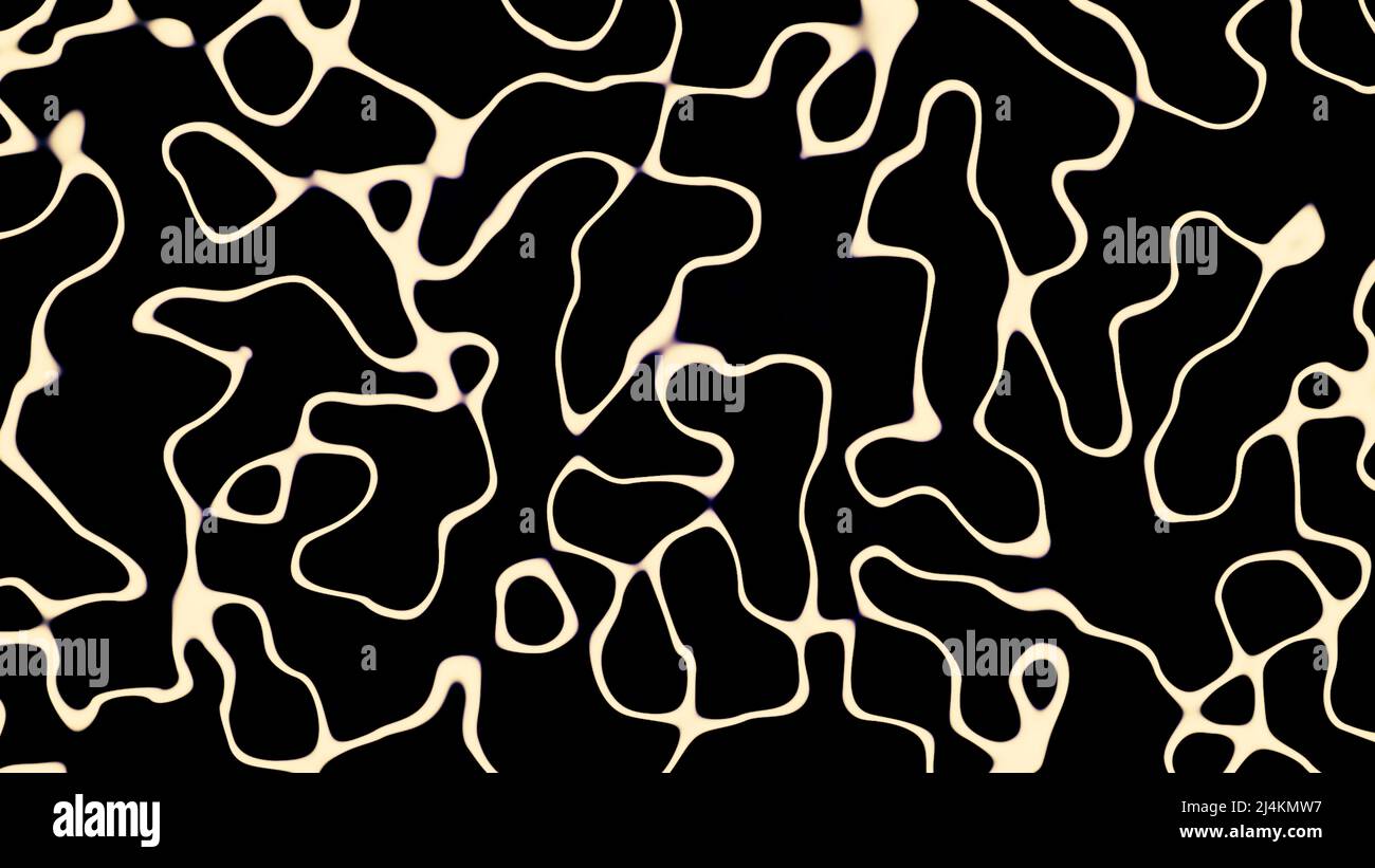 Animation molecules on black background hi-res stock photography and ...