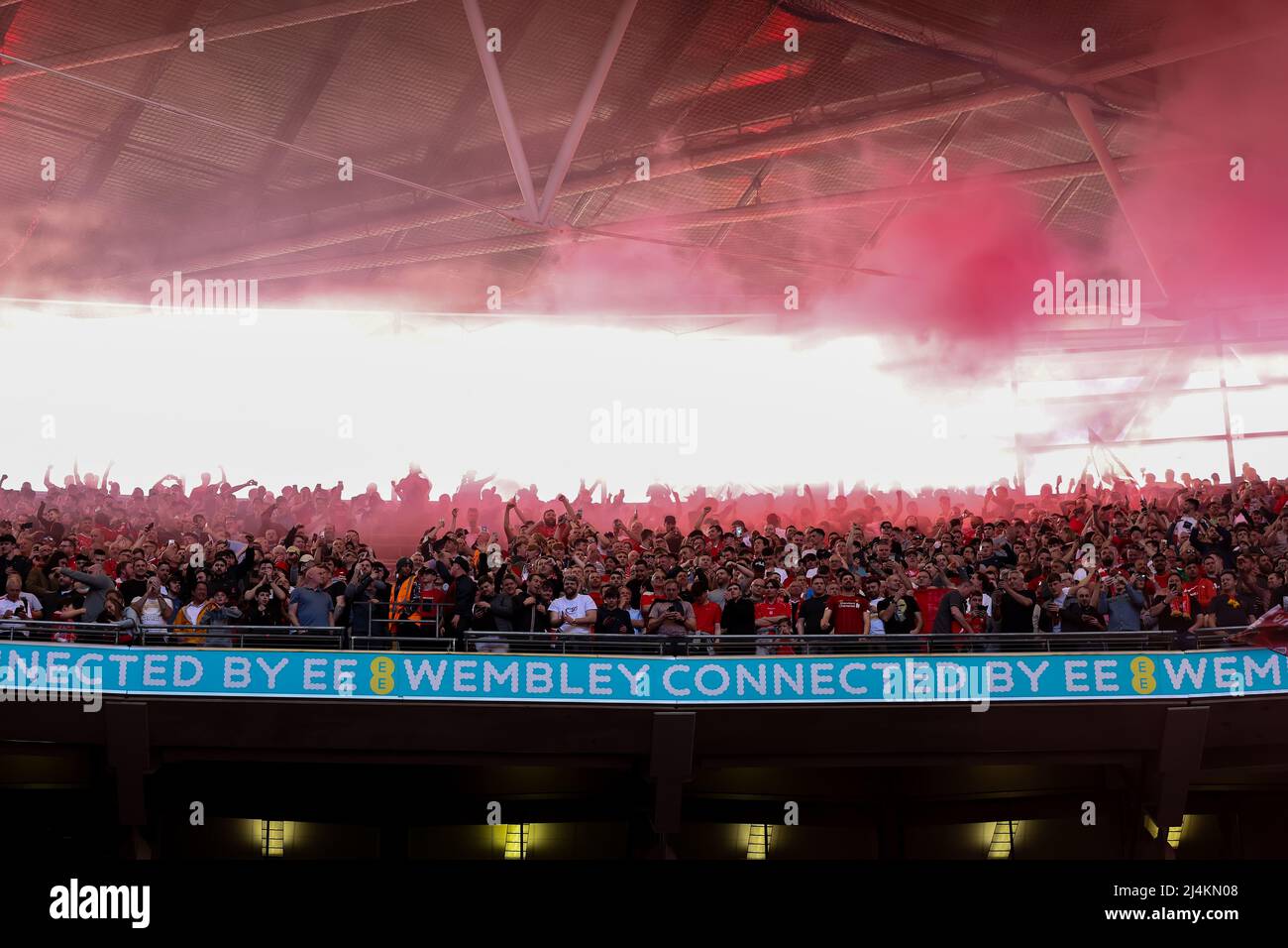 16th April 2022, Wembley Stadium, London England: FA Cup semi-final ...