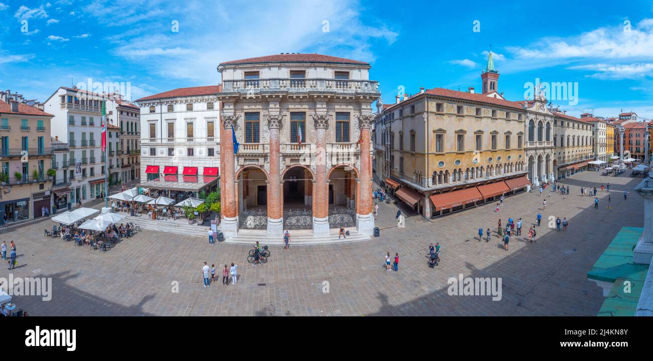 Vicenza, Italy, August 29, 2021: Church of St. Vincent at the Piazza ...
