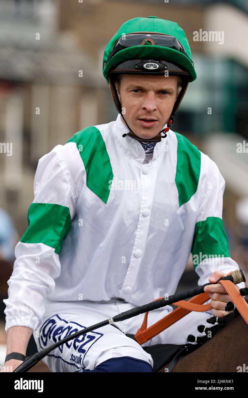 Jockey David Probert during the All Weather Championships Finals Day at ...