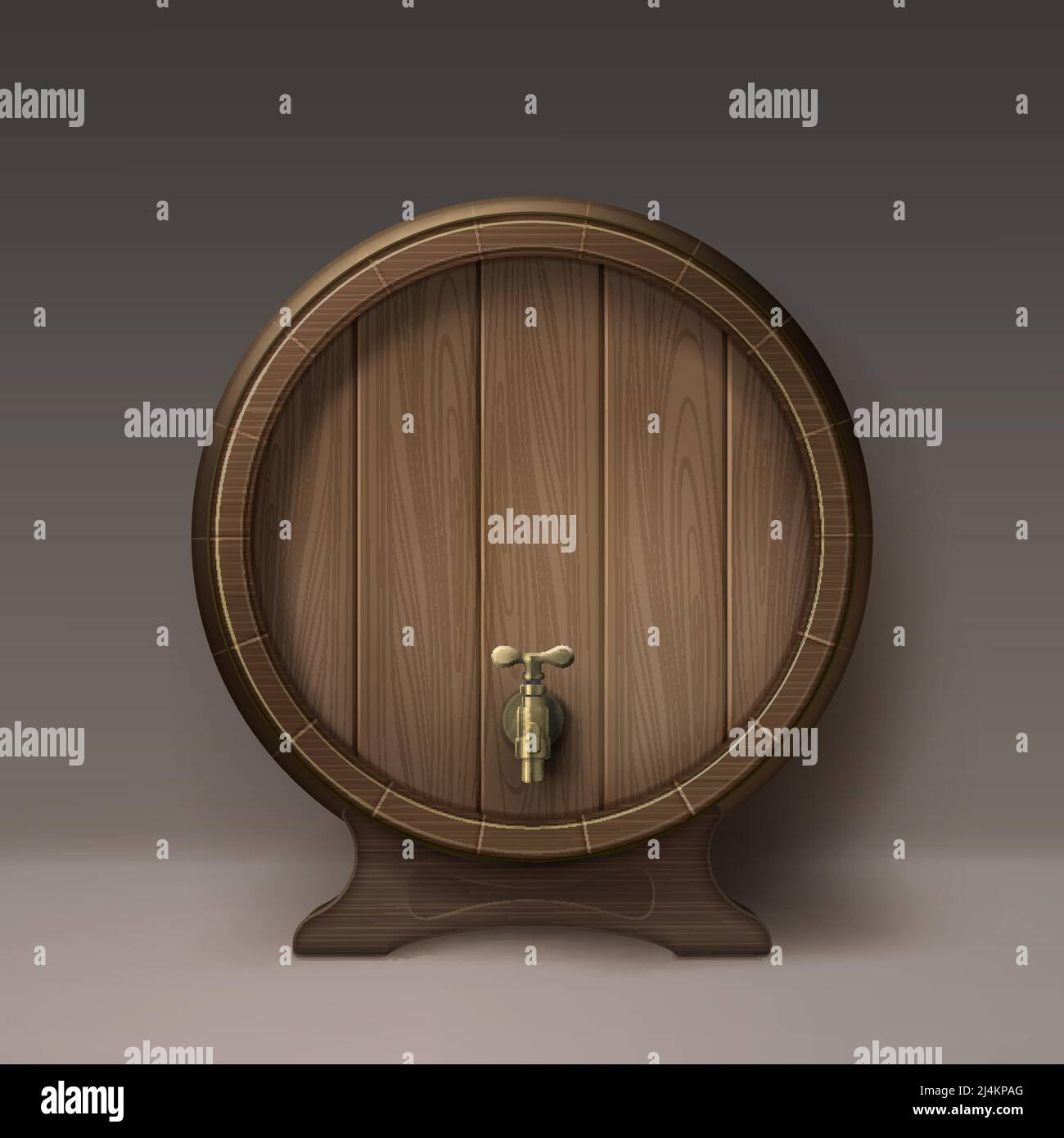 Bronze barrel background Stock Vector Images - Alamy