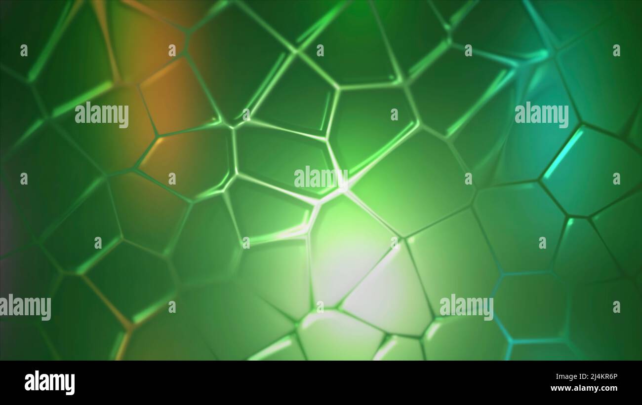 Spinning surface with rows of hexagons, seamless loop. Motion. Concept ...