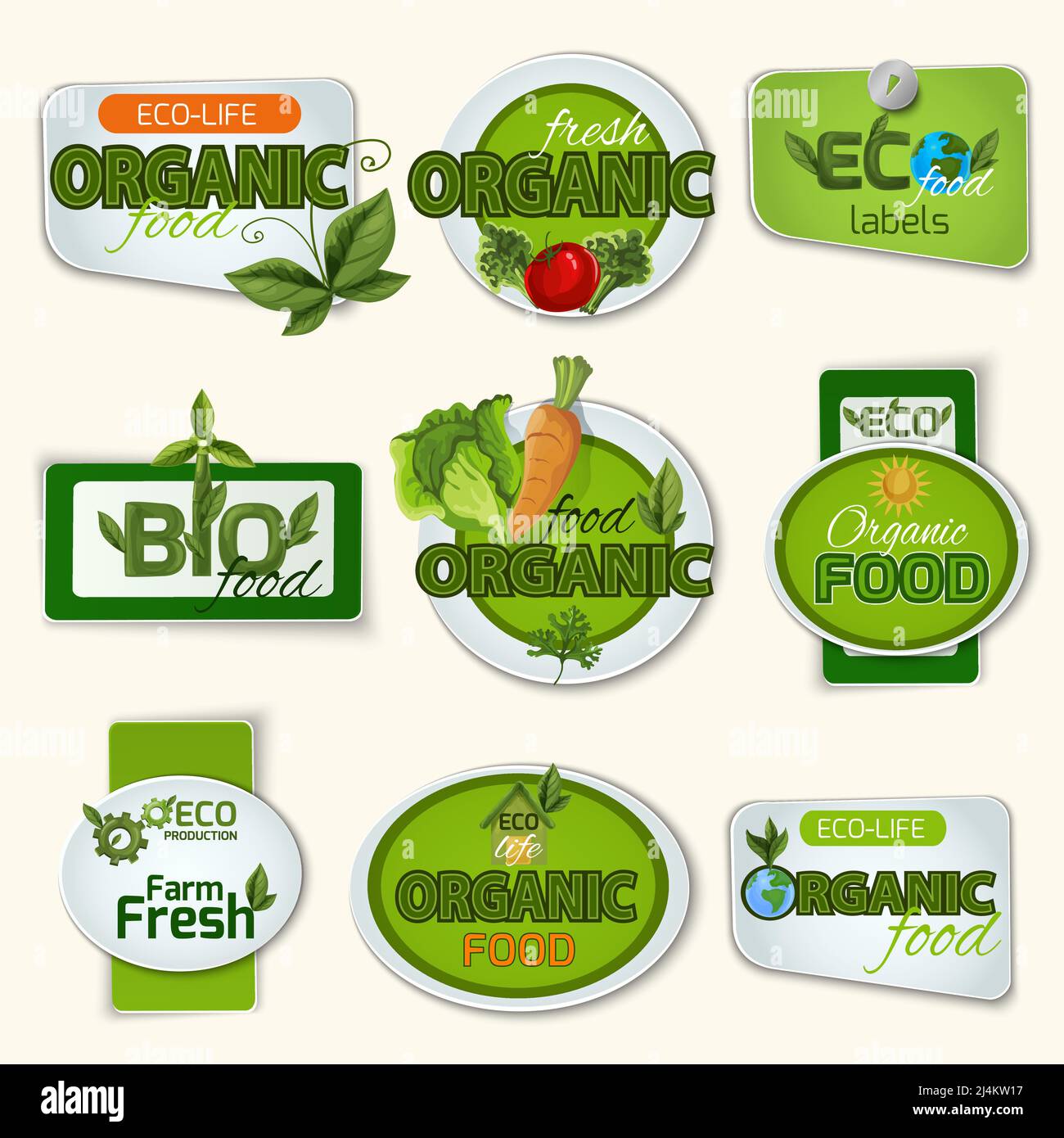 Bio fruit with mark hi-res stock photography and images - Alamy