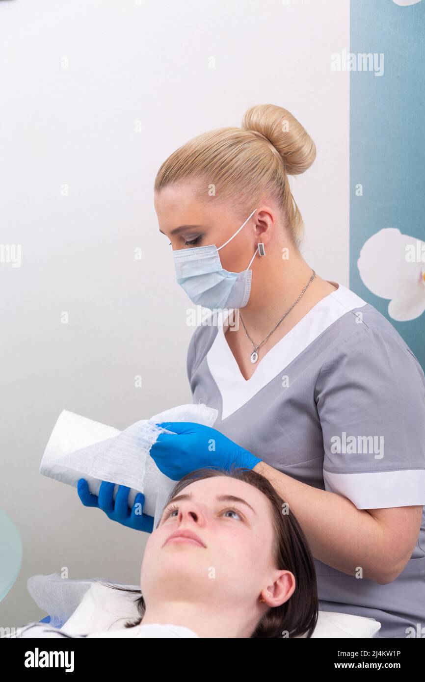 Peeling off skin hi-res stock photography and images - Alamy