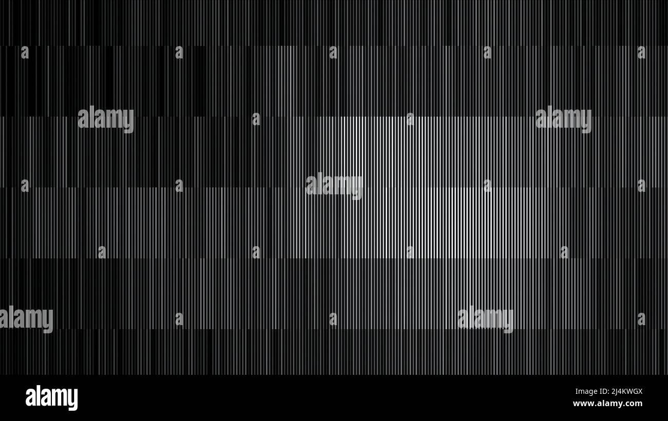 Abstract visualization of monochrome barcode scanner, seamless loop ...
