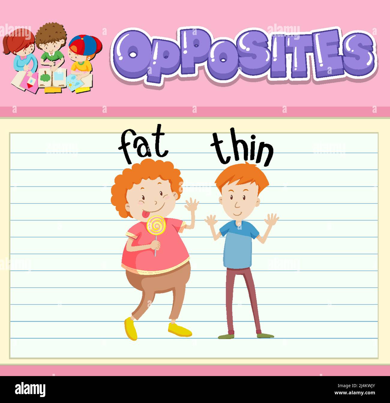 Childhood obesity illustration Stock Vector Images - Alamy