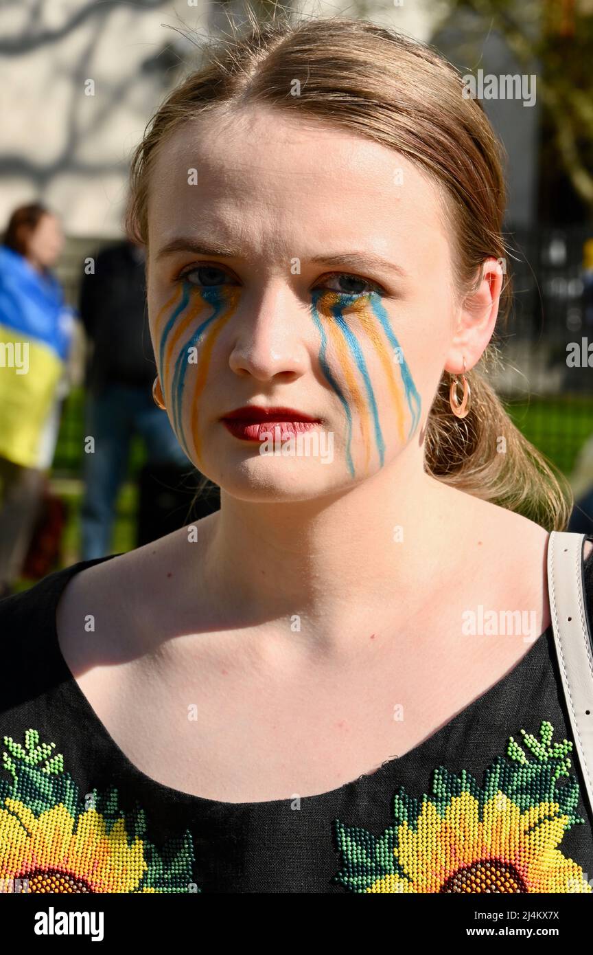 Ukrainian face paint hi-res stock photography and images - Alamy