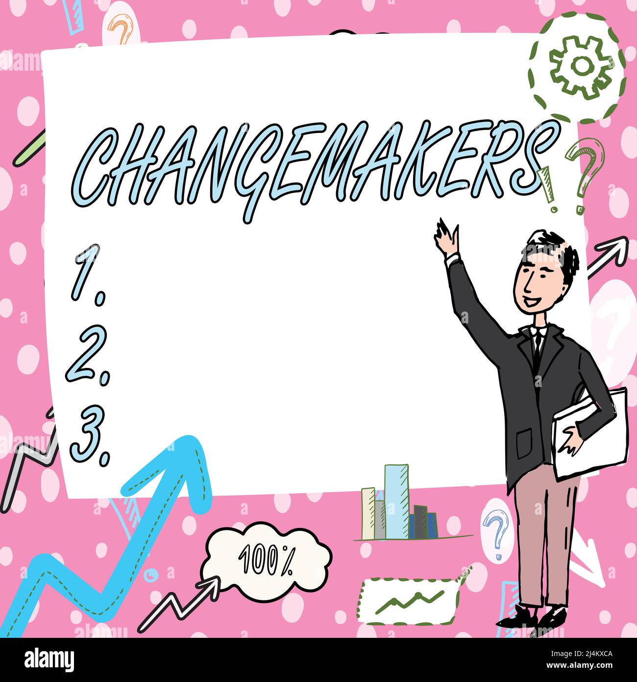 Hand writing sign Changemakers. Business idea Young Turk Influencers ...